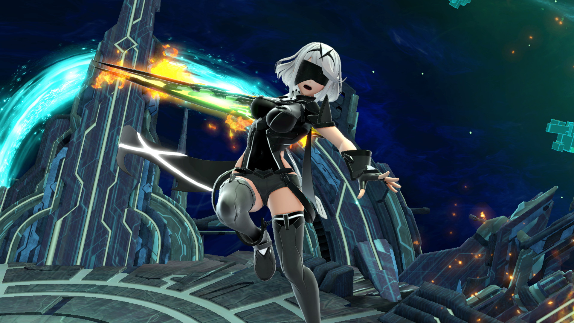 2B Pyra & A2 Mythra Mod for Super Smash Bros. Ultimate | SSBU Mods