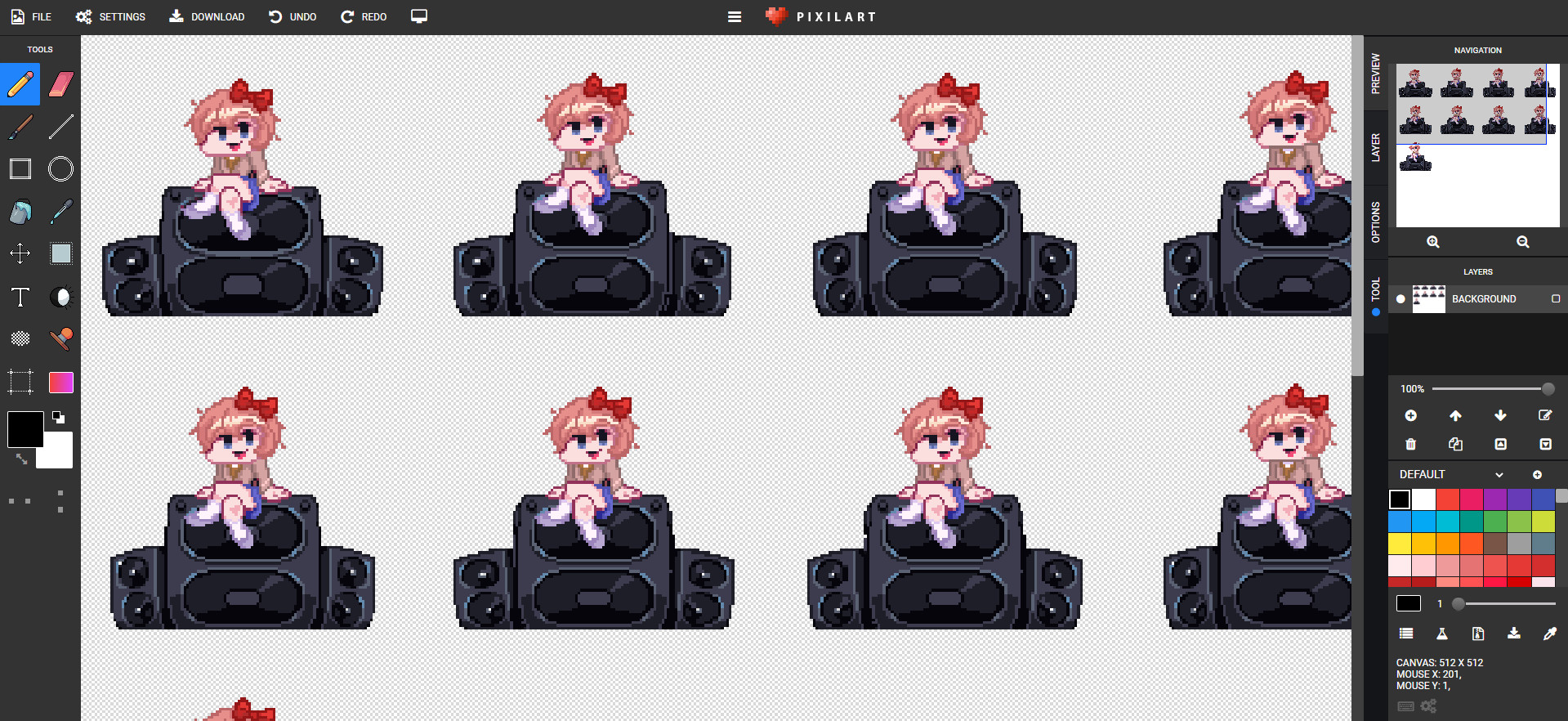 DDLC over background characters and GF (Week 6) Mod for Friday Night ...