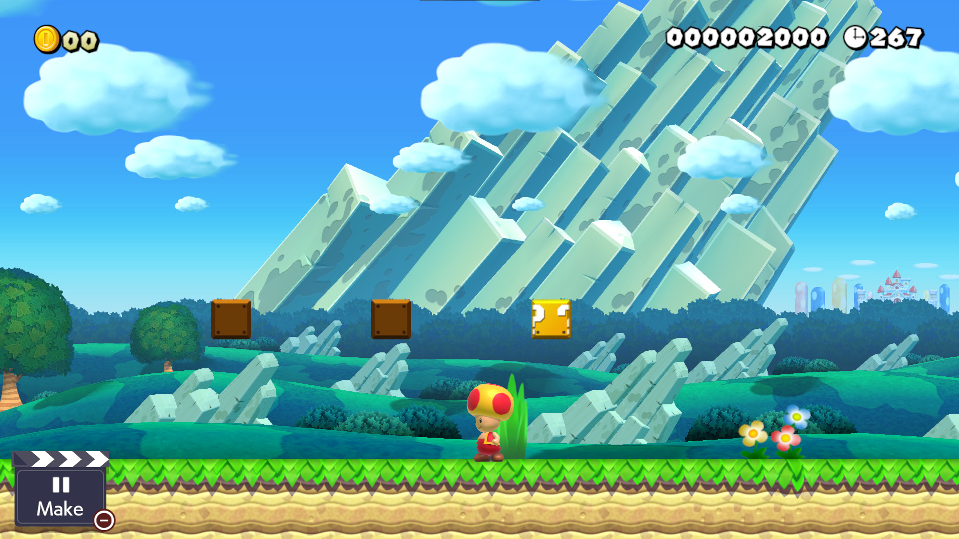 Yellow Toad (3DW & WiiU) Mod for Super Mario Maker 2 | SMM2 Mods