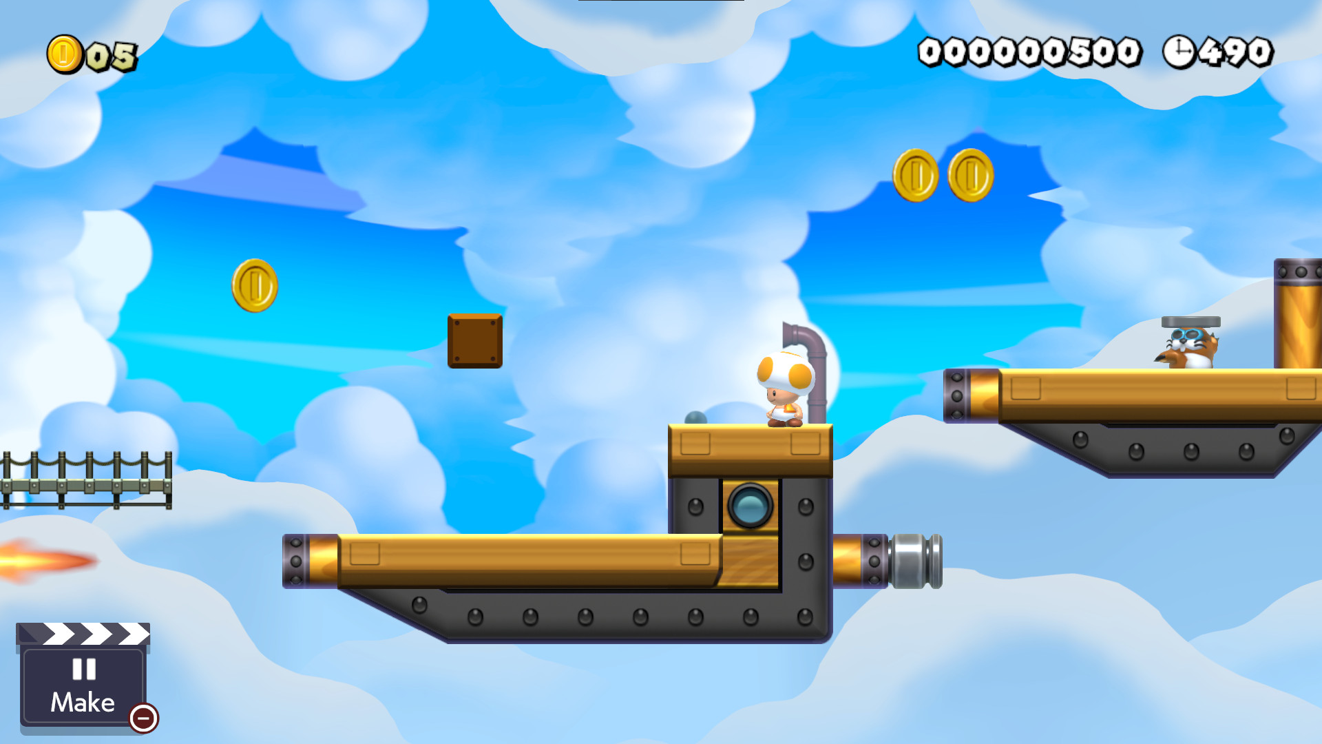 Yellow Toad (3DW & WiiU) Mod for Super Mario Maker 2 | SMM2 Mods