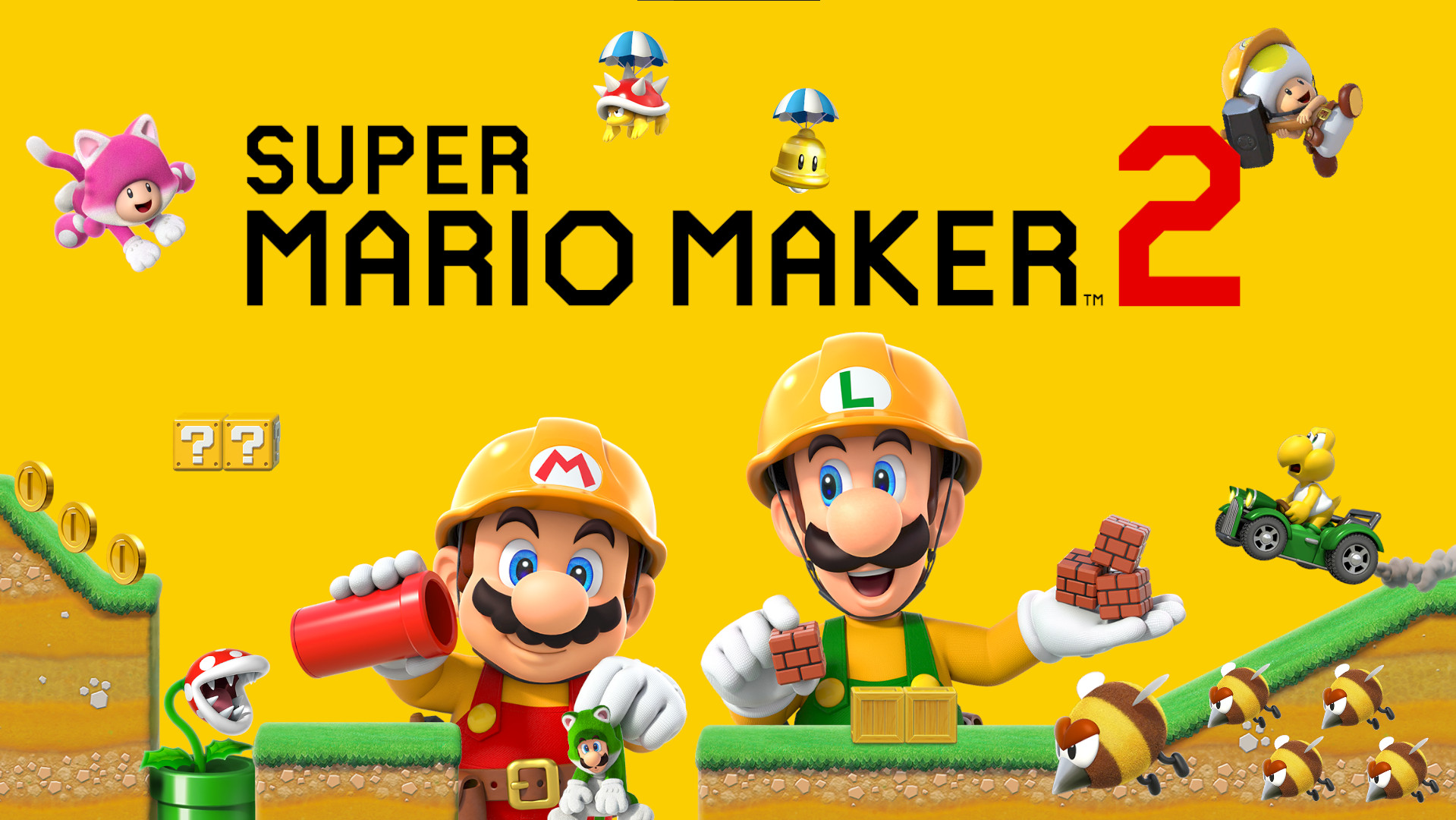 Yellow Toad (3DW & WiiU) Mod for Super Mario Maker 2 | SMM2 Mods