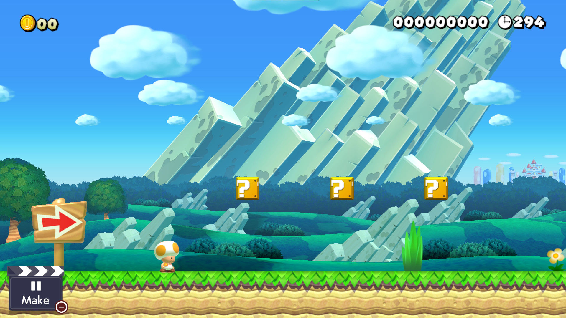 Yellow Toad (3DW & WiiU) Mod for Super Mario Maker 2 | SMM2 Mods