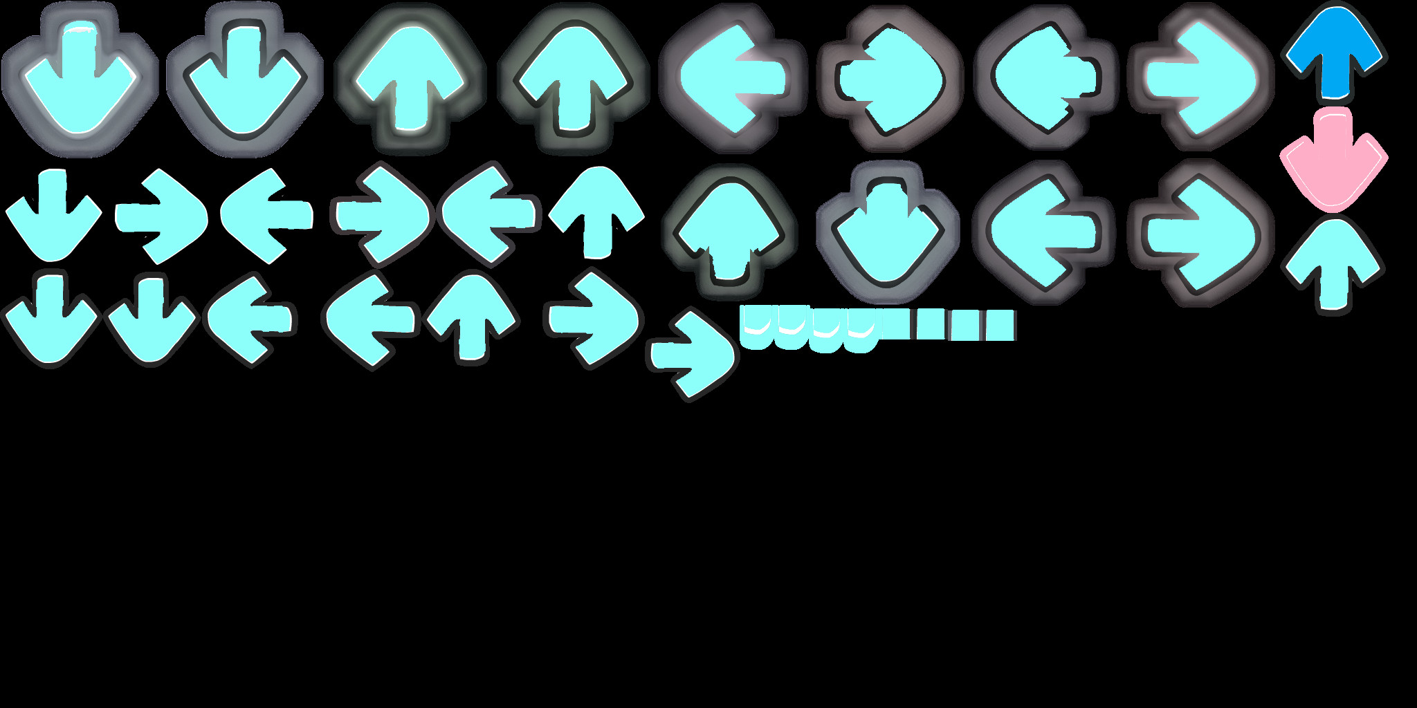 Custom Arrows Color Mod for Friday Night Funkin' | FNF Mods