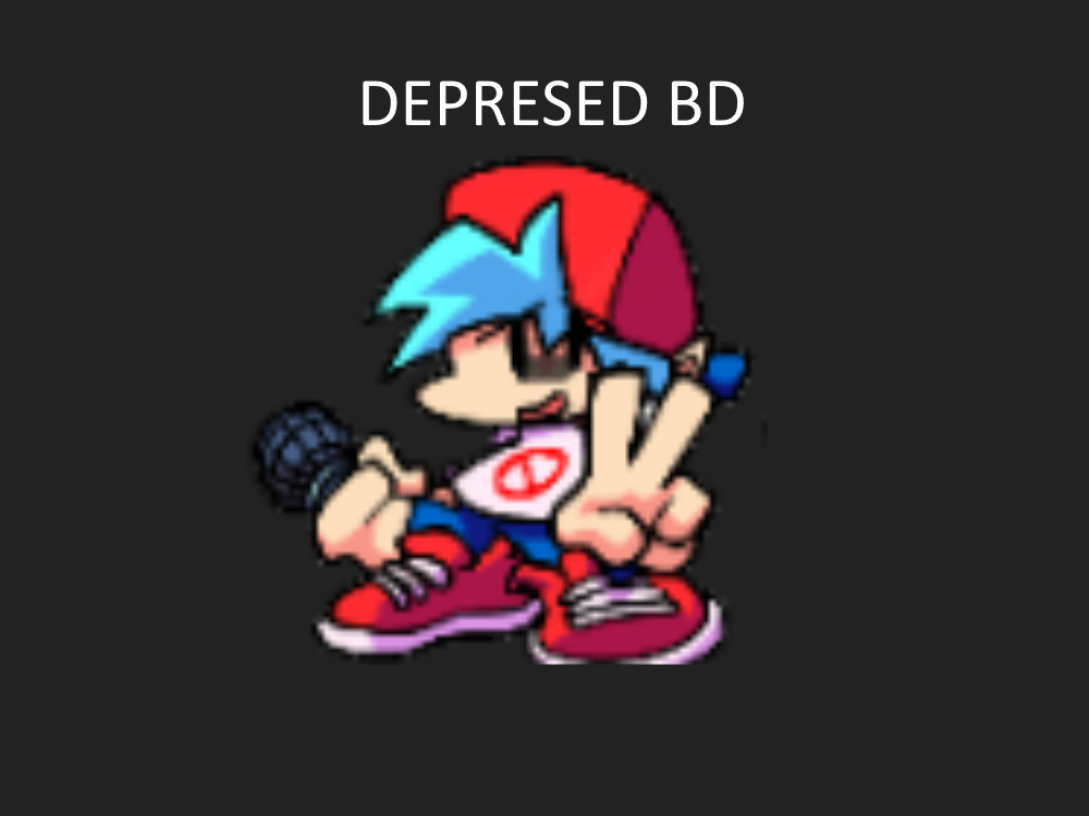 DEPRESED BF Mod for Friday Night Funkin' | FNF Mods