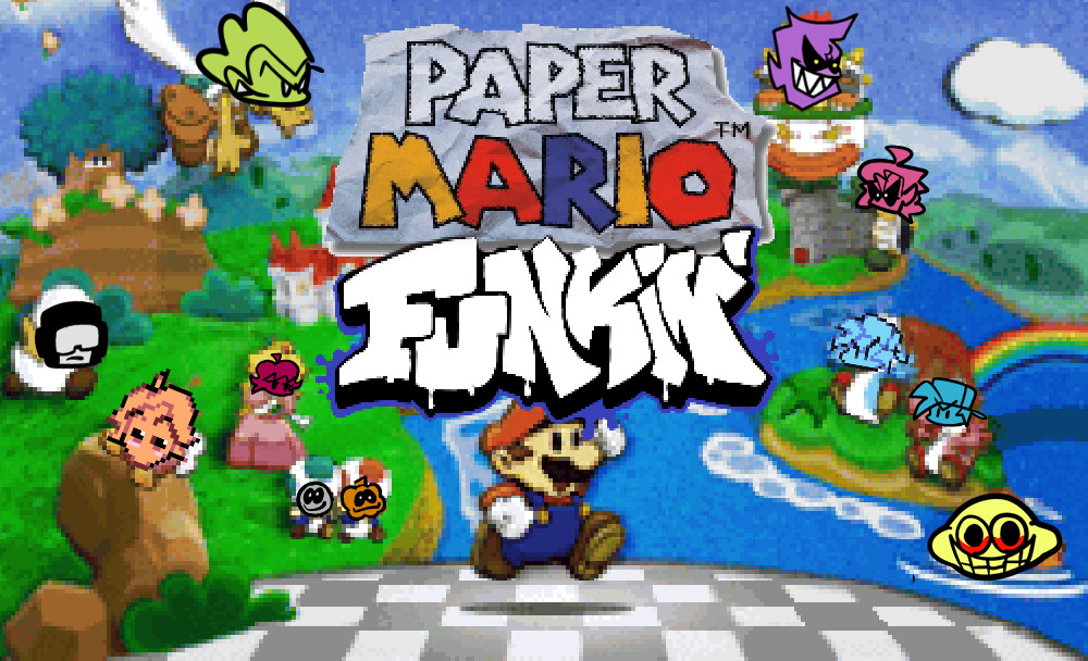 Paper Mario as BF Mod for Friday Night Funkin' | FNF Mods