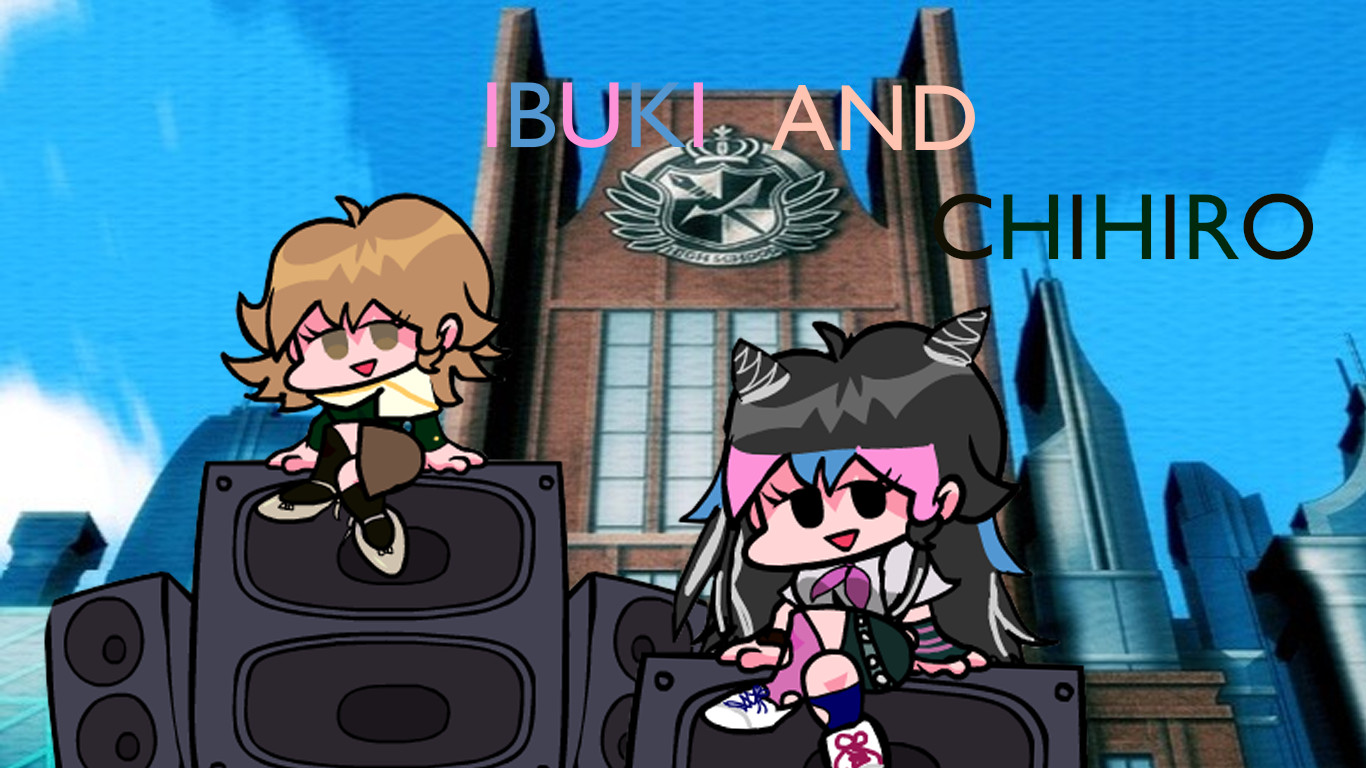 Ibuki Chihiro and Sonia over Girlfriend Mod for Friday Night Funkin ...