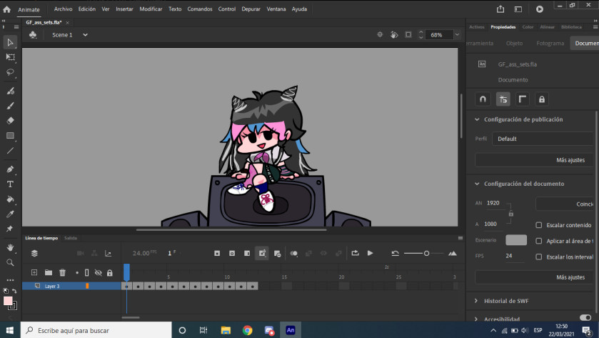 Ibuki Chihiro and Sonia over Girlfriend Mod for Friday Night Funkin ...