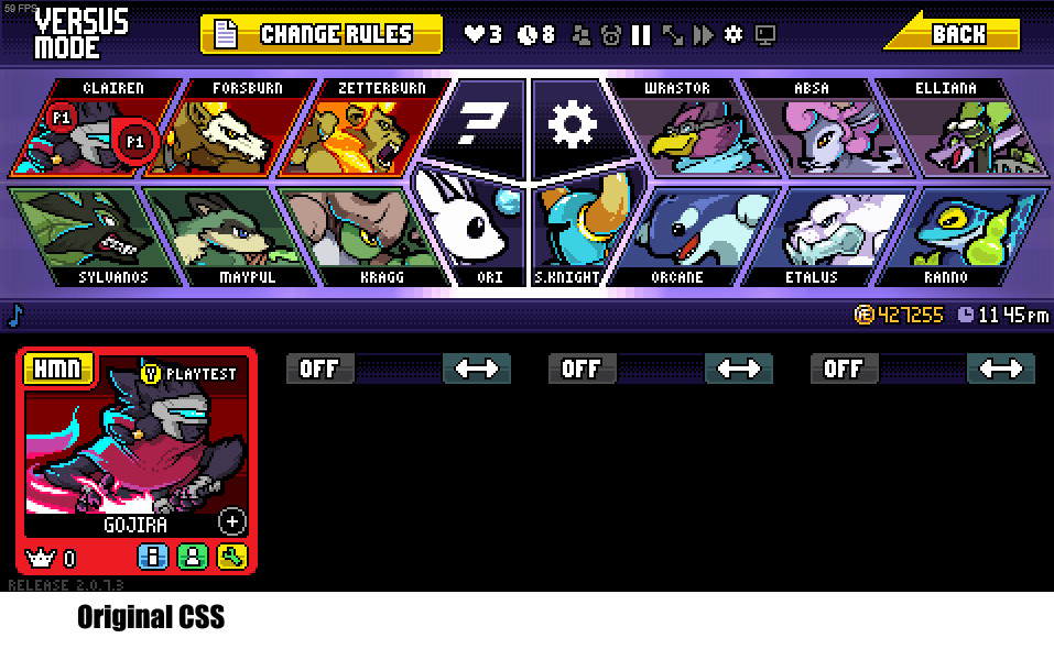 Re Adapted DE CSS Mod for Rivals of Aether: Definitive Edition | ROA Mods