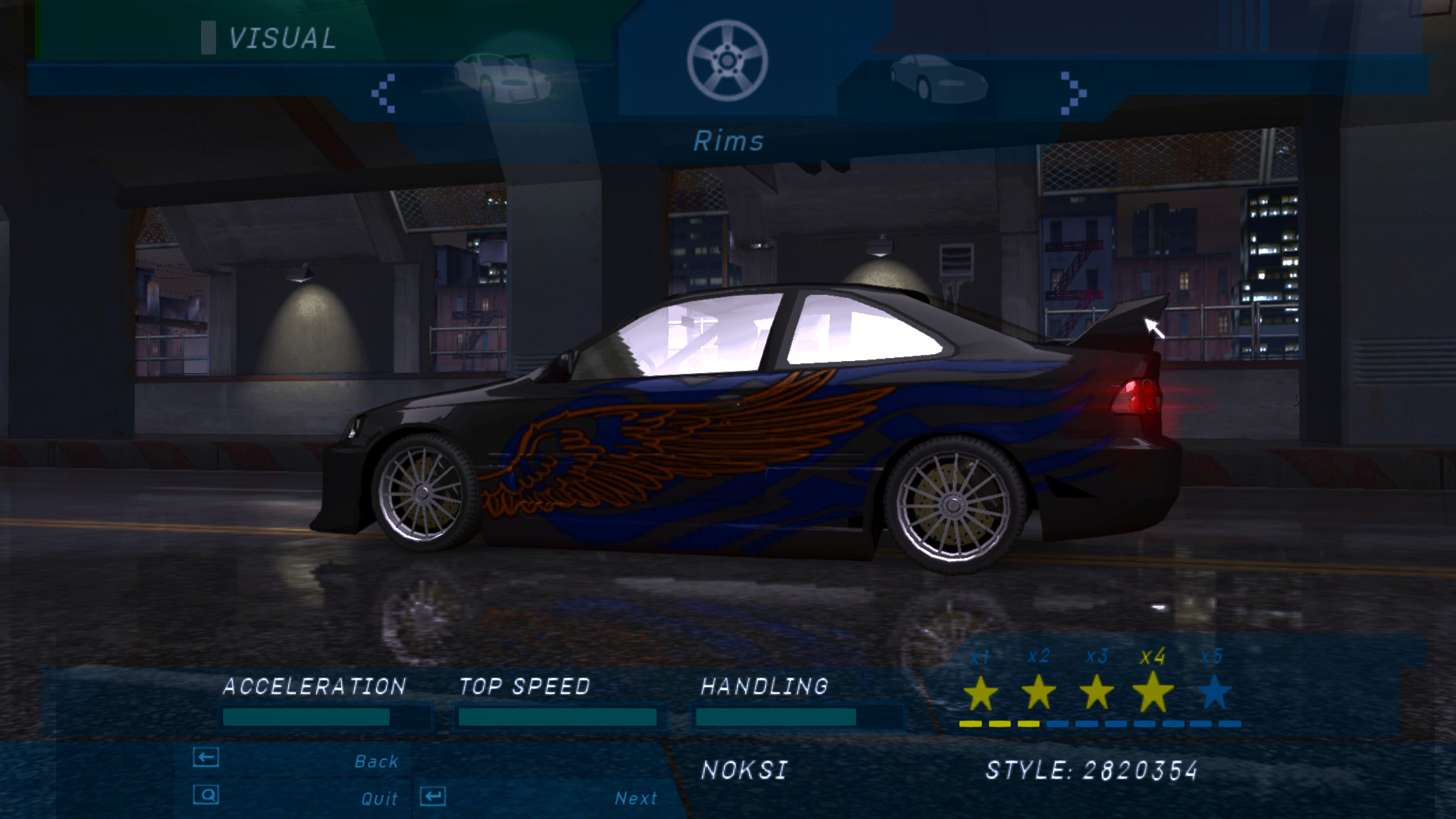 Custom Vynil Wings [Need for Speed: Underground] [Mods]