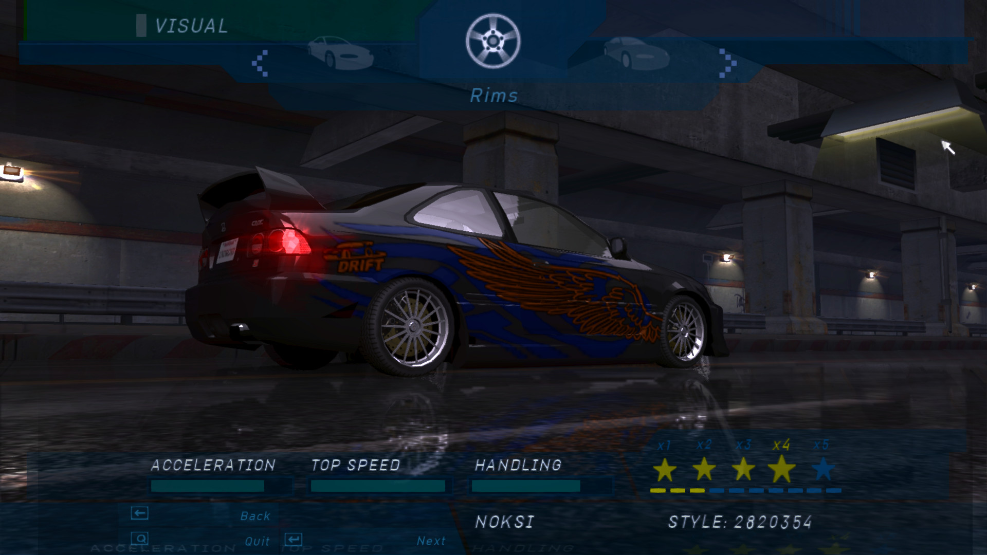 Custom Vynil Wings [Need for Speed: Underground] [Mods]