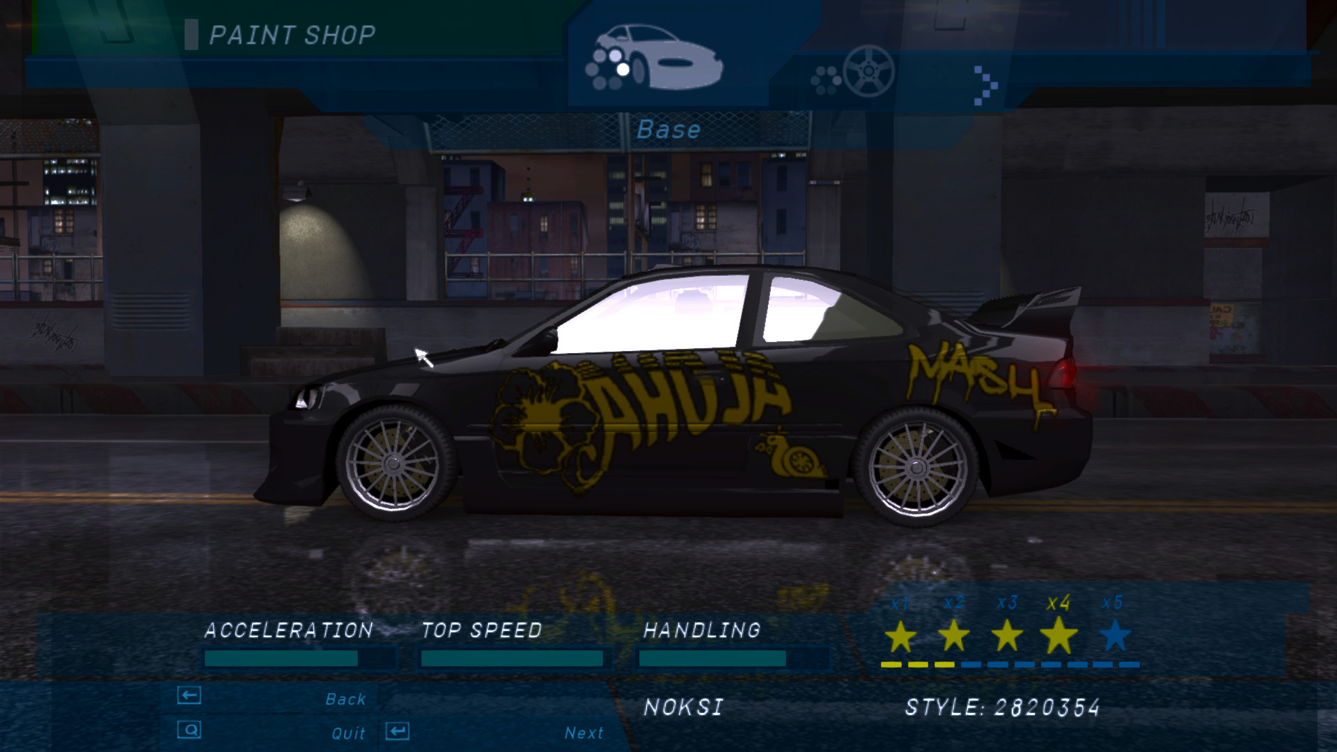 Custom Vynil JDM for Honda Civic [Need for Speed: Underground] [Mods]