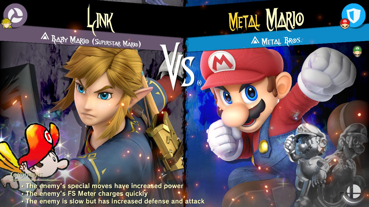 Metal Bros. Spirit Challenge Mod for Super Smash Bros. Ultimate | SSBU Mods