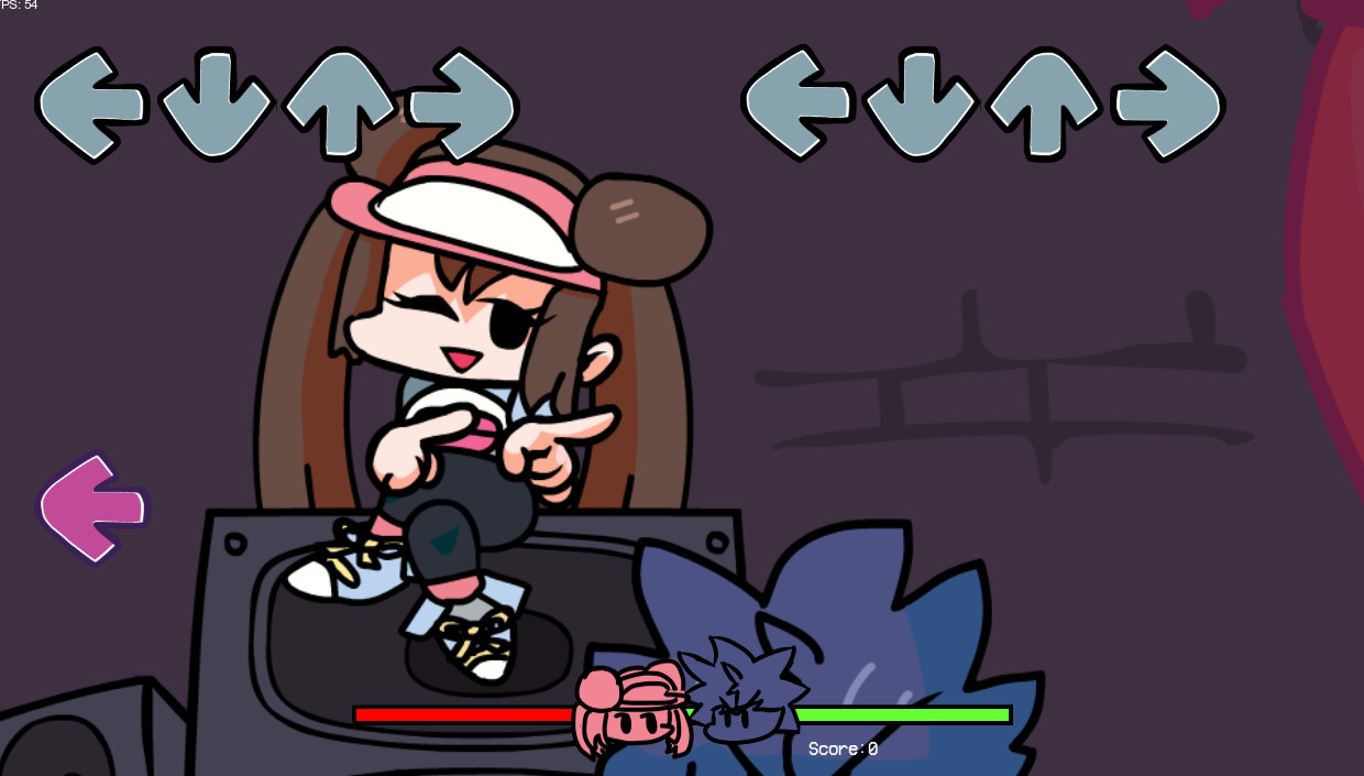 Rosa over Girlfriend Mod [Friday Night Funkin'] [Mods]