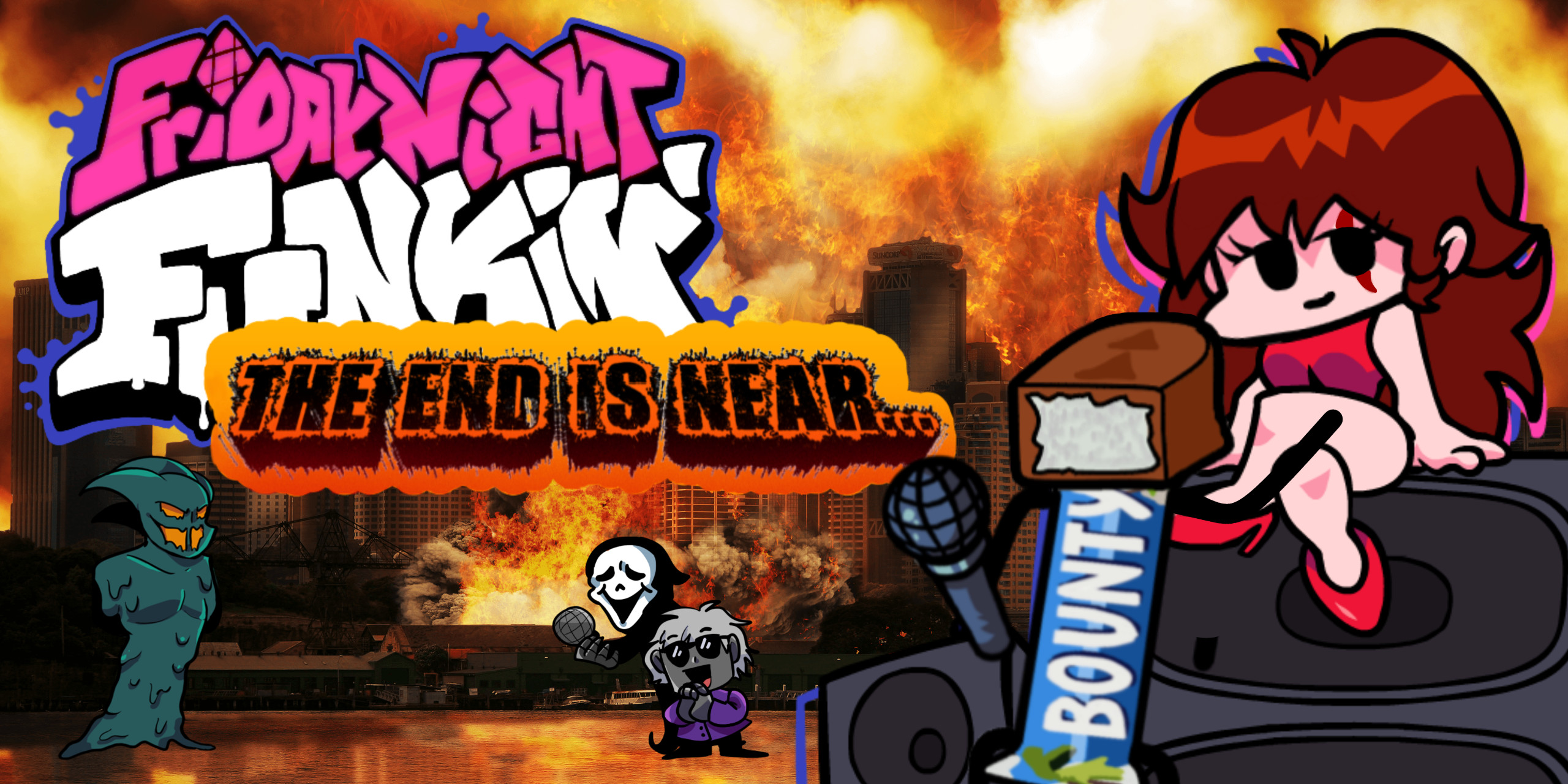 FNF-The end is near [Friday Night Funkin'] [Mods]