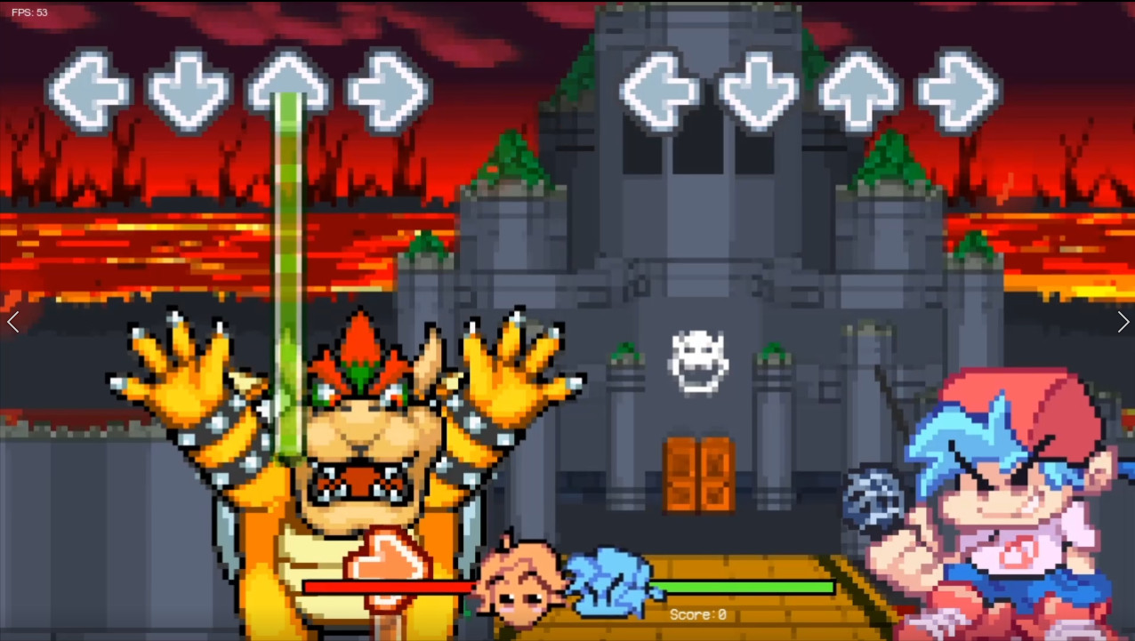 VS Bowser Full Week (Early WIP) [Friday Night Funkin'] [Mods]