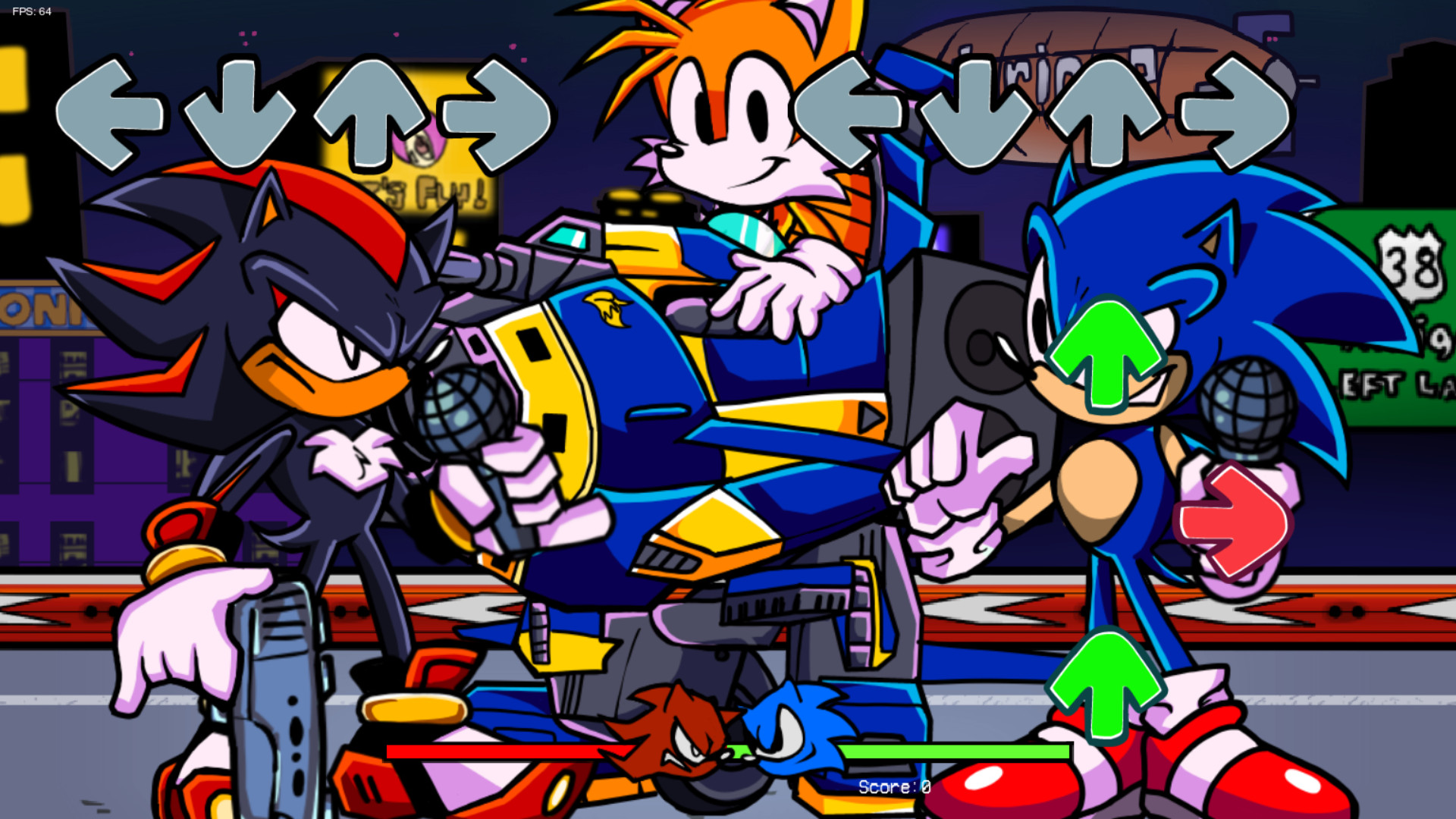 Shadow the Hedgehog (Over Pico) Mod for Friday Night Funkin' | FNF Mods