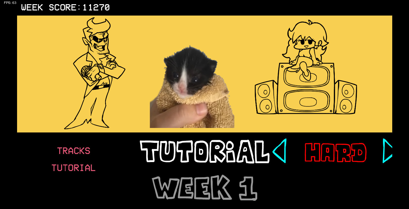 Cat go ahh Boyfriend Mod for Friday Night Funkin' | FNF Mods