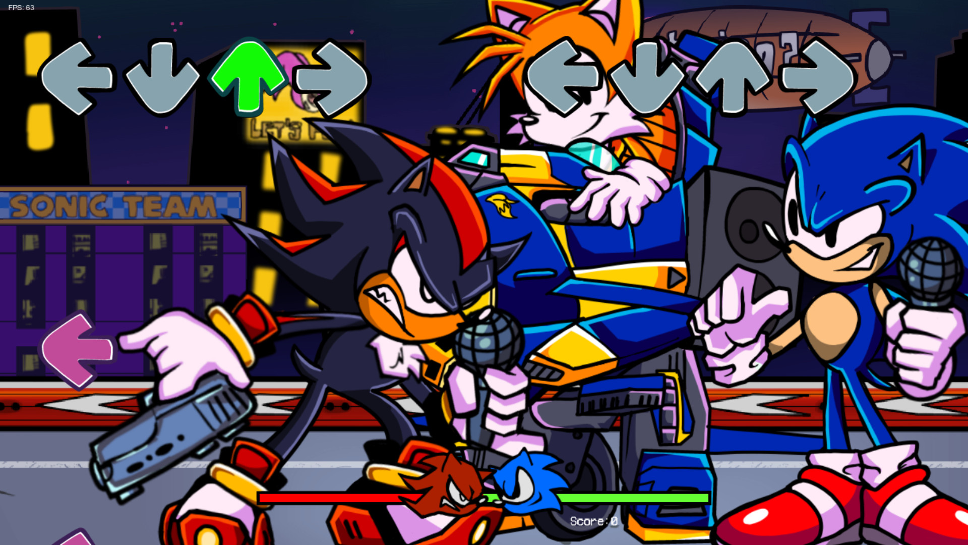 Shadow the Hedgehog (Over Pico) Mod for Friday Night Funkin' | FNF Mods