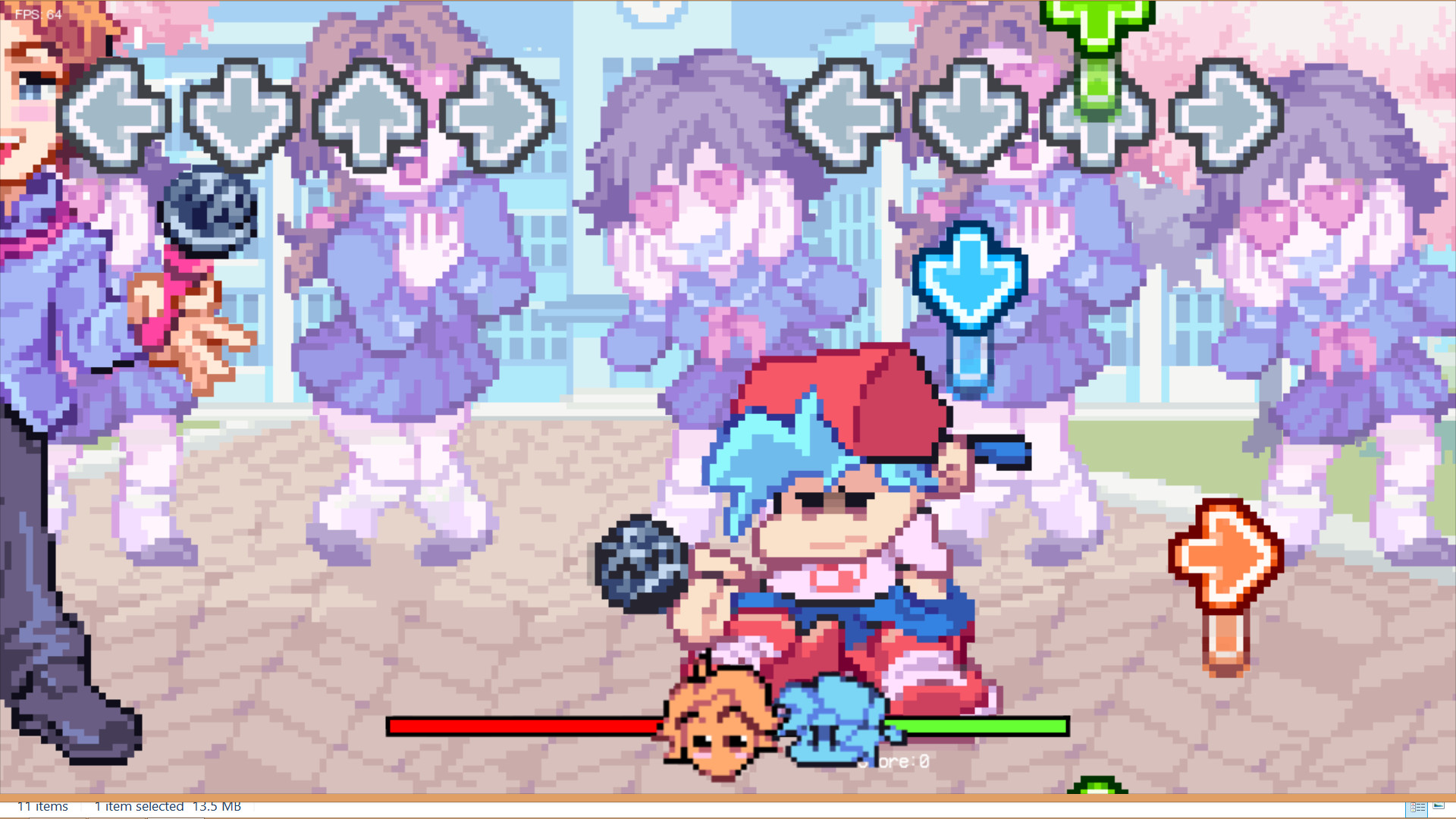 Everywhere at the end of funk pixel bf Mod for Friday Night Funkin ...