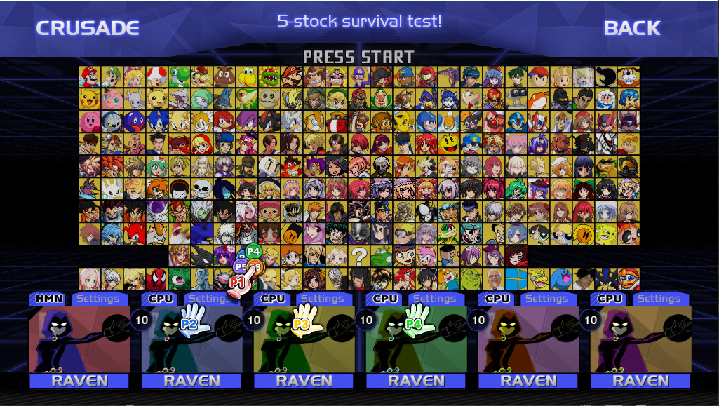 Alternate GFX for Raven Mod for Super Smash Bros. Crusade | SSBC Mods