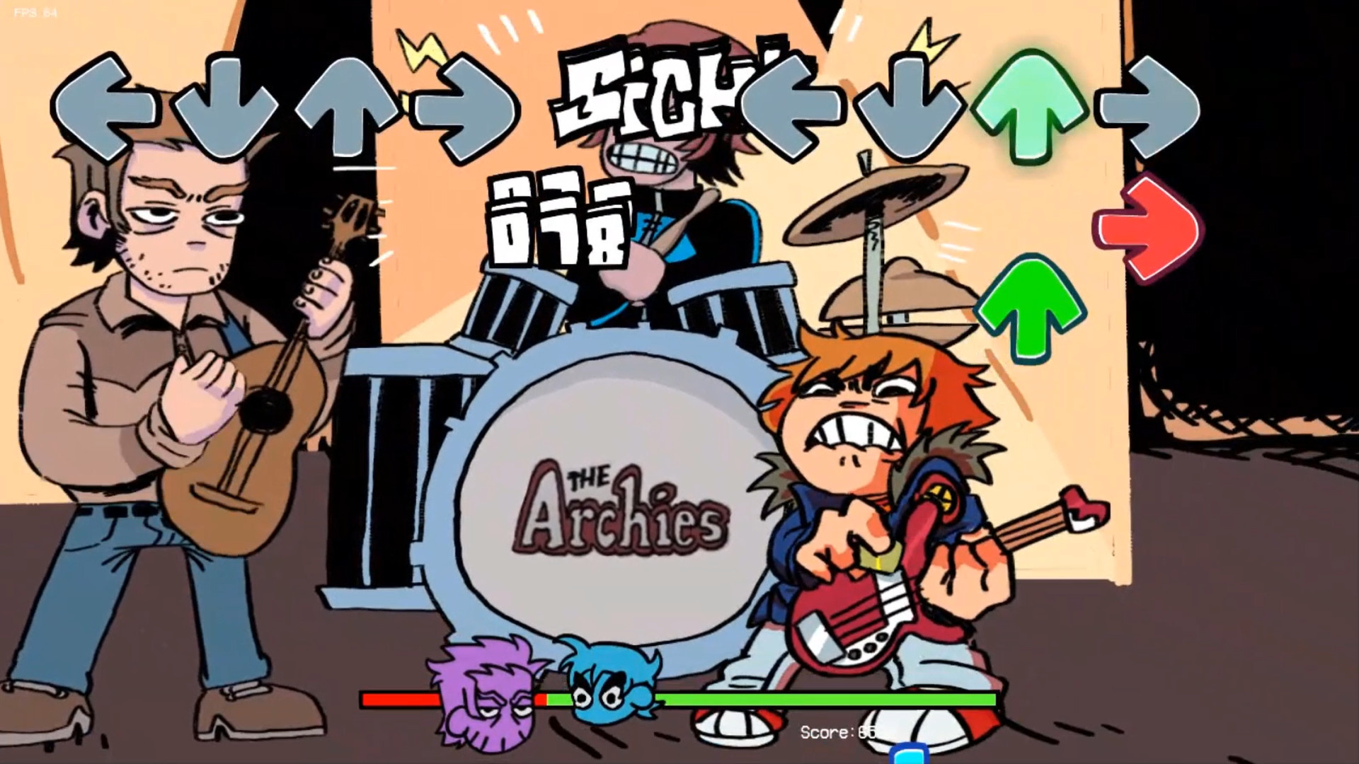 Scott Pilgrim Mod Mod for Friday Night Funkin' | FNF Mods