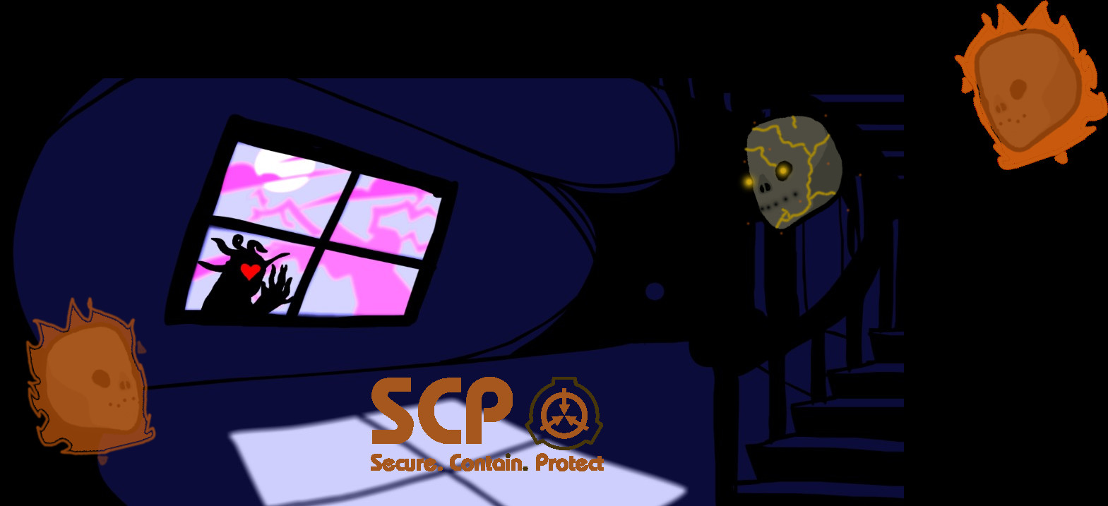 SCP-457 Over Bf [Beta Version] Mod for Friday Night Funkin' | FNF Mods