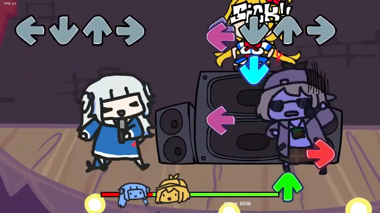 Chibi Amelia BF Mod + Others Mod for Friday Night Funkin' | FNF Mods
