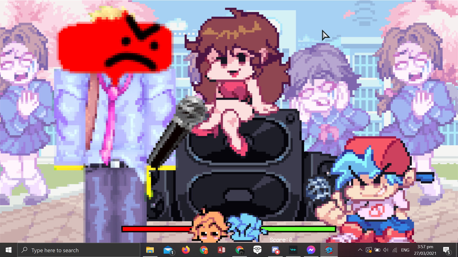 Oof Spirit n Senpai Mod for Friday Night Funkin' | FNF Mods