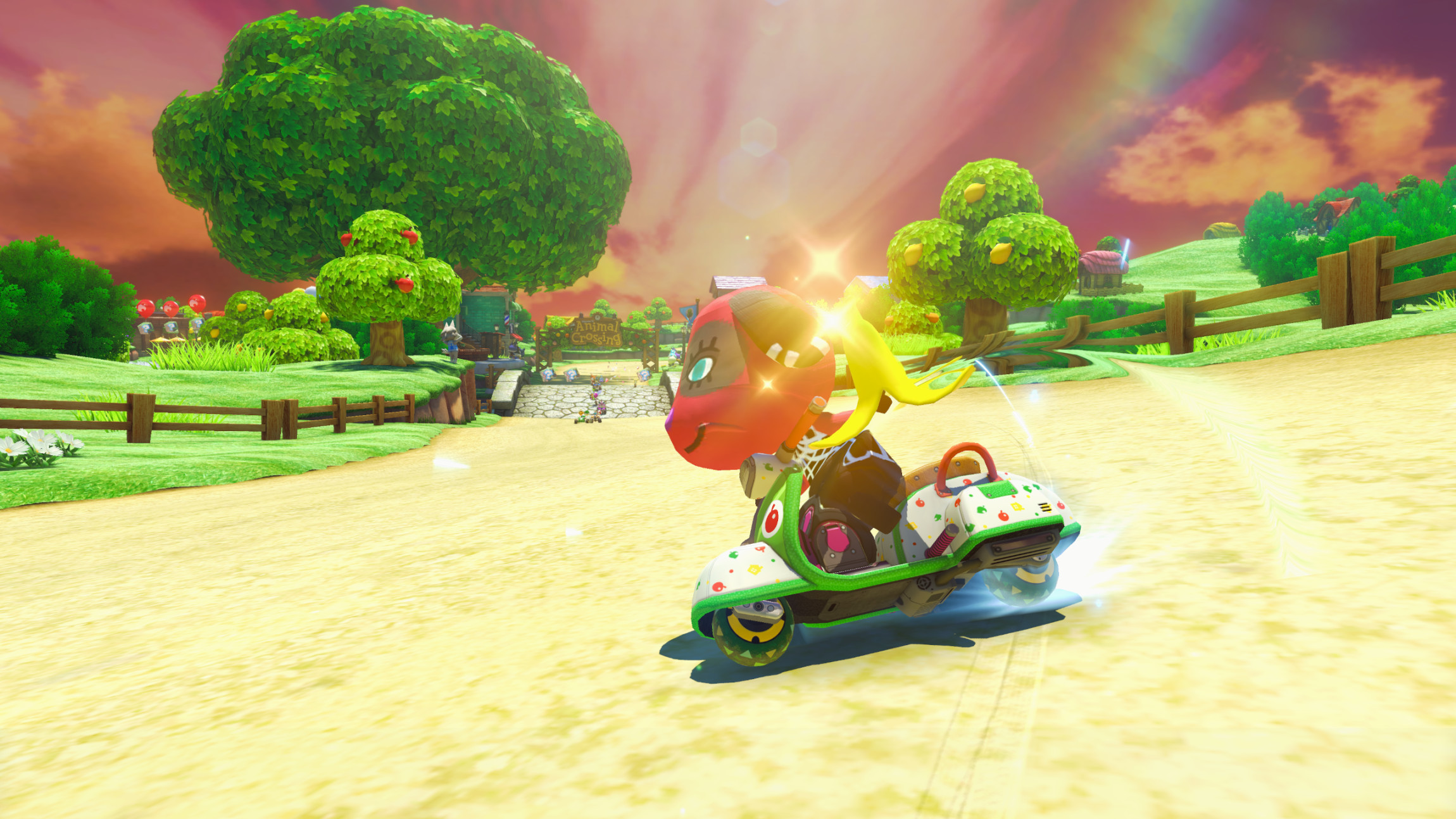 Cherry over Isabelle [Mario Kart 8] [Mods]
