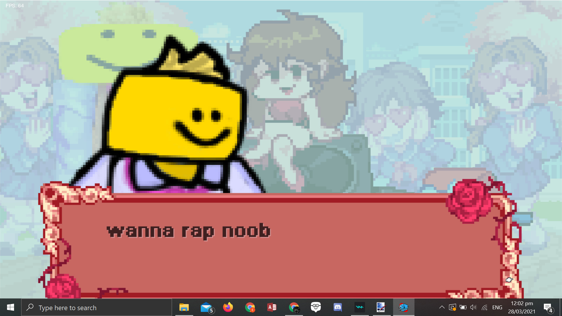 Oof Spirit n Senpai Mod for Friday Night Funkin' | FNF Mods