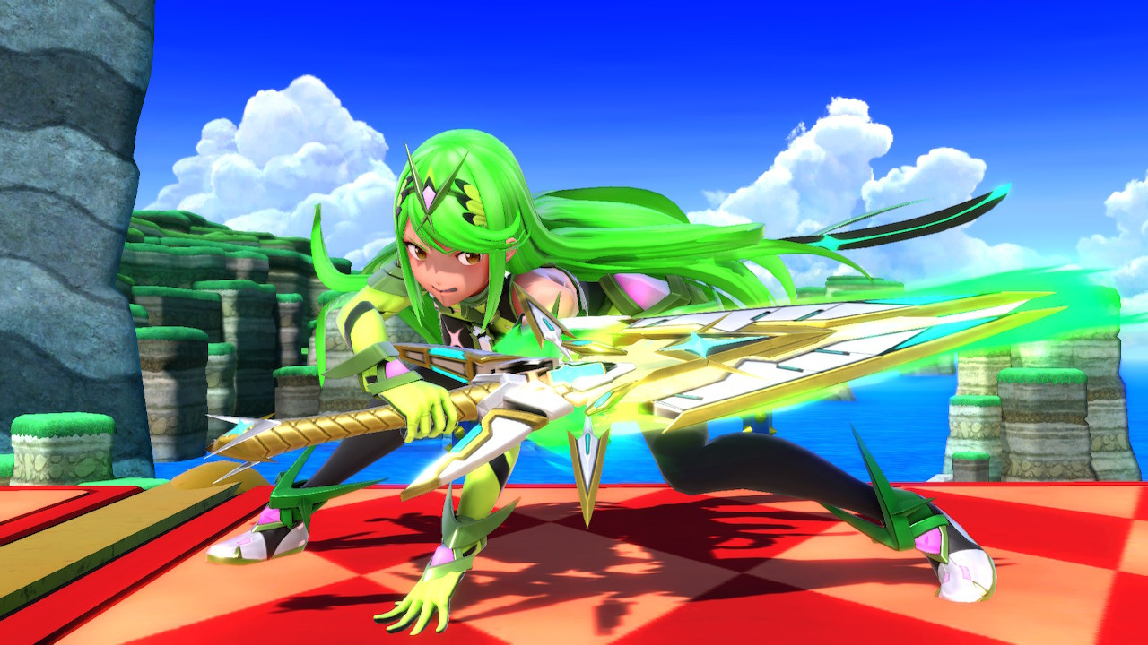 Sapphire Pyra & Lime Green/Purple Mythra Mod for Super Smash Bros ...