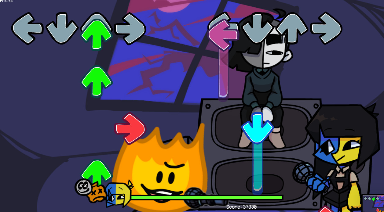 Fireball in FNF! (OBJECT OC) [Friday Night Funkin'] [Mods]