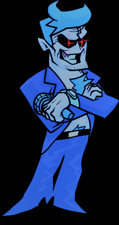 !THESE IS MY SECOND MOD! Daddy Dearest blue Mod for Friday Night Funkin ...