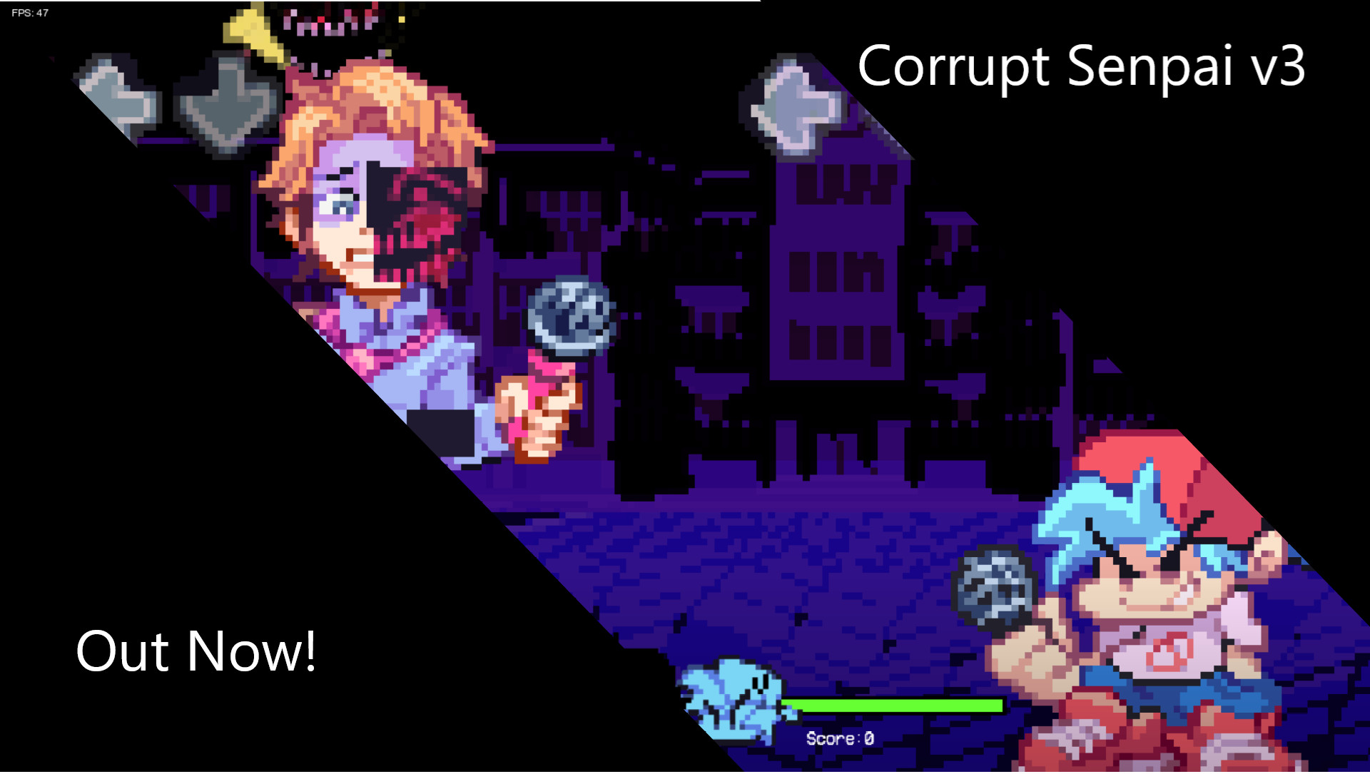 FNF Corrupt Senpai v3 [Friday Night Funkin'] [Mods]