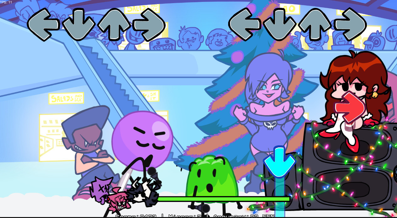 BFDI Lollipop & Gellatin over week 5 [Friday Night Funkin'] [Mods]