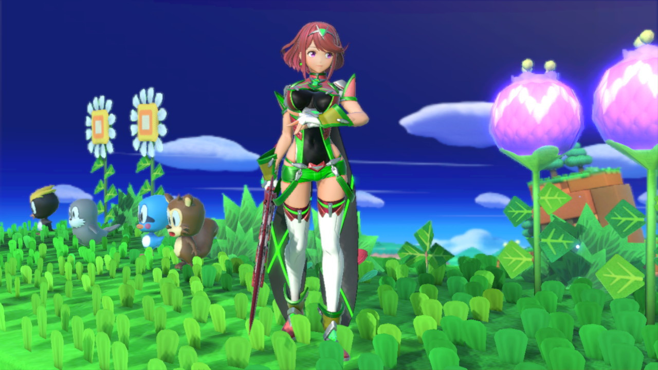 Sonic and Knuckles Themed Pyra and Mythra Mod for Super Smash Bros ...