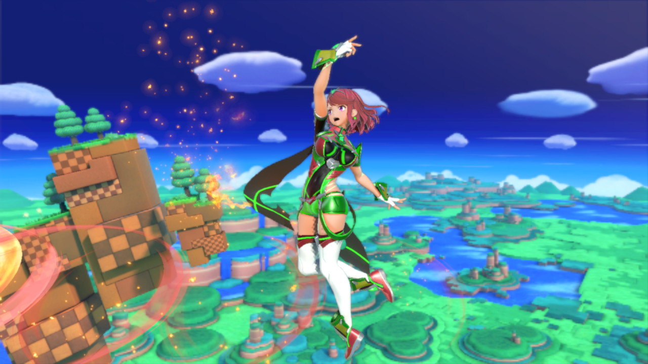 Sonic and Knuckles Themed Pyra and Mythra Mod for Super Smash Bros ...