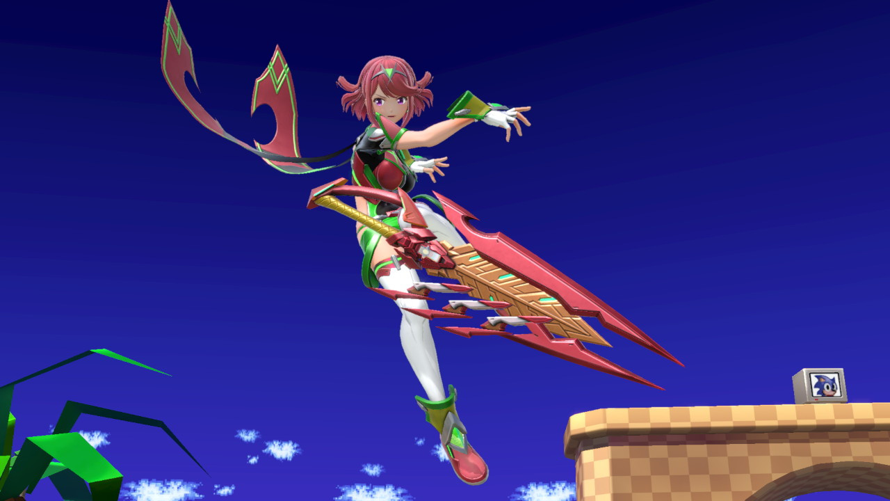 Sonic and Knuckles Themed Pyra and Mythra Mod for Super Smash Bros ...