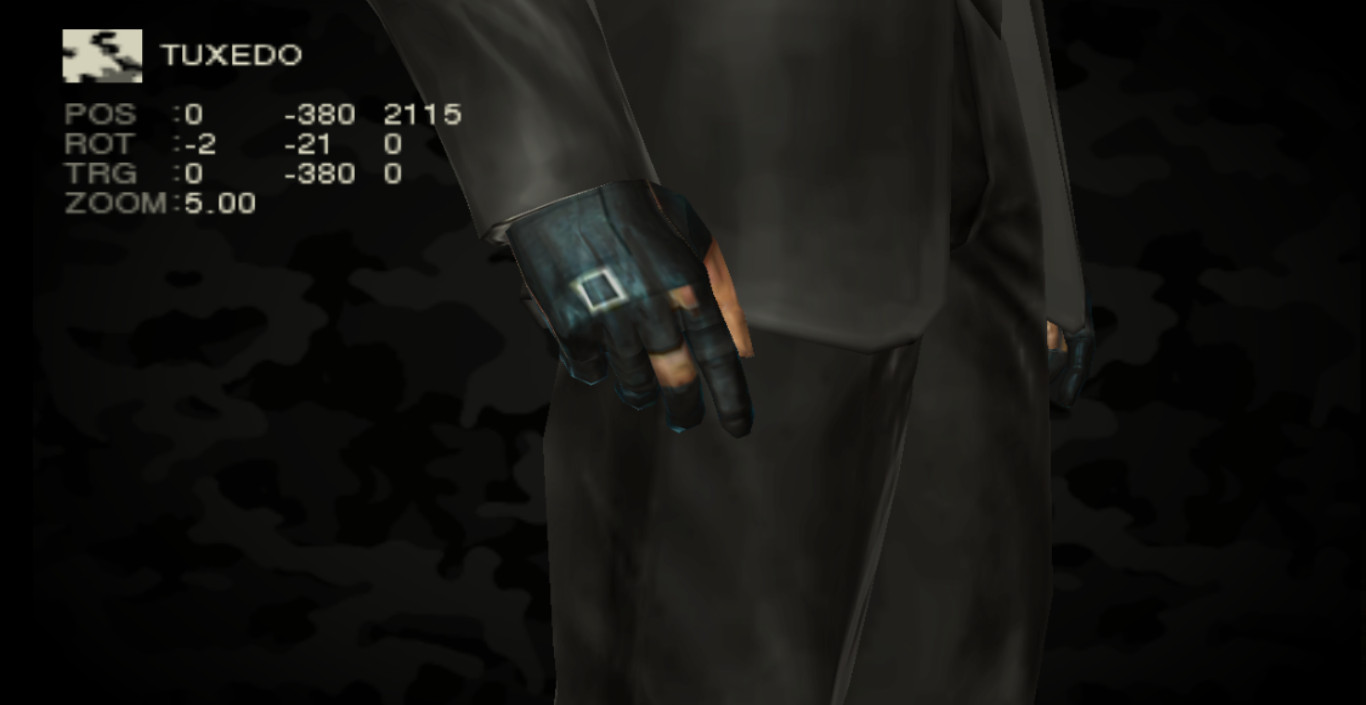 Tuxedo With Gloves Mod for Metal Gear Solid: Snake Eater 3D | MGS:SE3D Mods