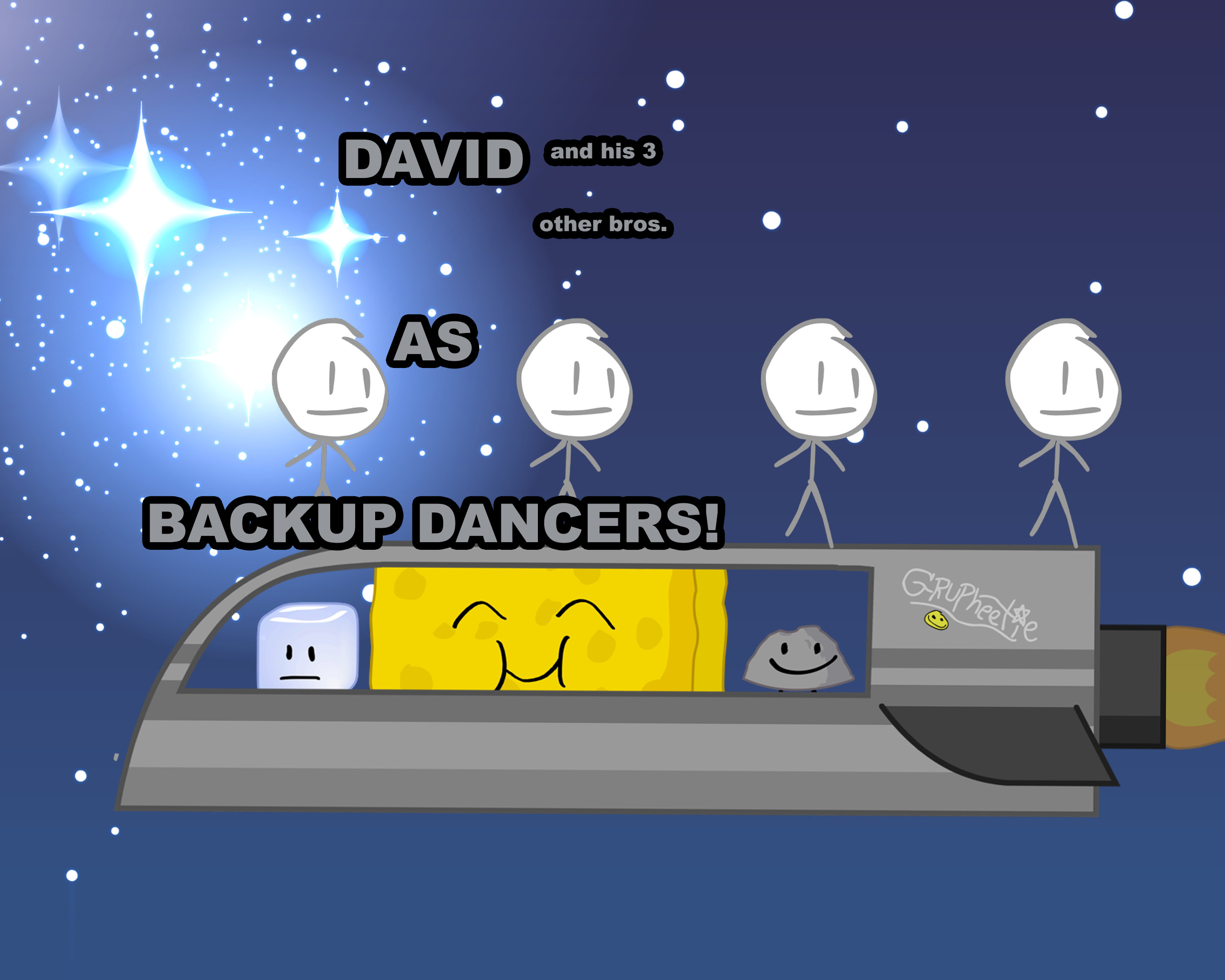 BFB David as Backup Dancers Mod for Friday Night Funkin' | FNF Mods
