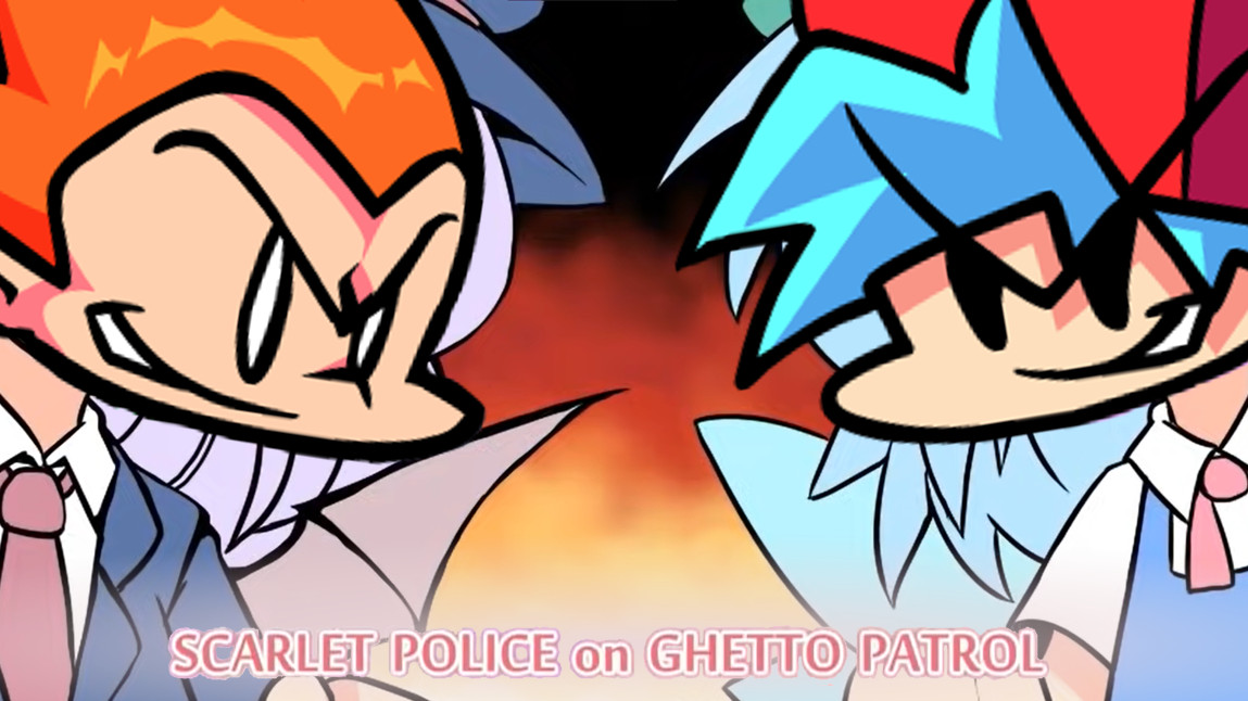 Scarlet Police On Ghetto Patrol (over Pico) Mod for Friday Night Funkin ...