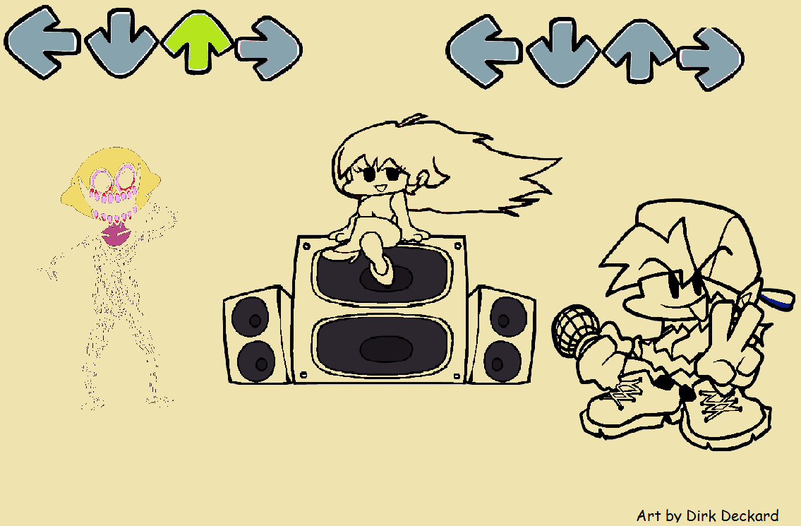 FNF But Characters are Transparent Mod for Friday Night Funkin' | FNF Mods