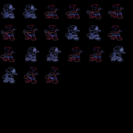 FNF But Characters are Transparent Mod for Friday Night Funkin' | FNF Mods