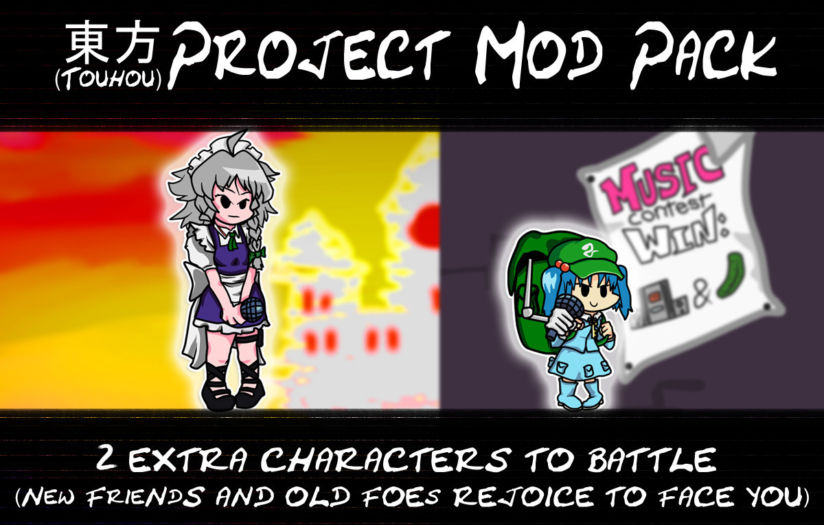??Touhou Mod Pack Mod for Friday Night Funkin' | FNF Mods