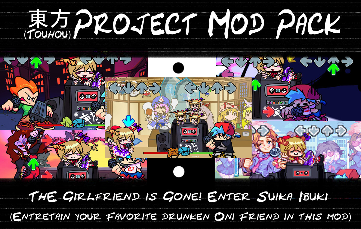 ??Touhou Mod Pack Mod for Friday Night Funkin' | FNF Mods