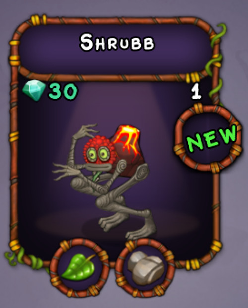 Active Volcano Shrubb Mod for My Singing Monsters | MSM Mods
