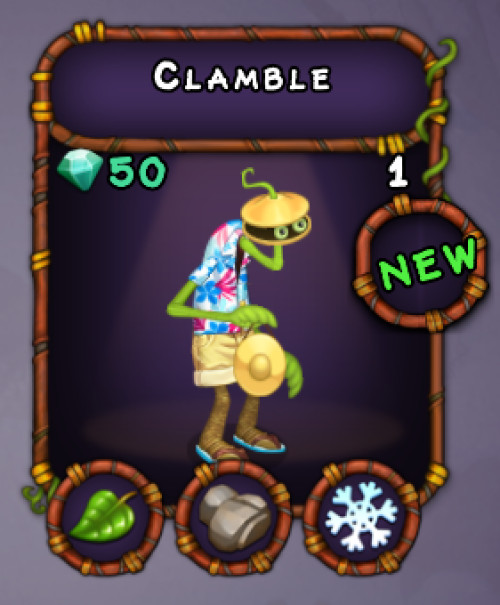 Hawaiian Clamble Mod for My Singing Monsters | MSM Mods