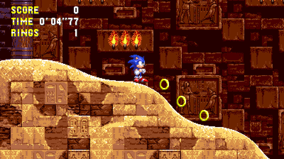 Sand Shower-Esque Sandopolis Palette Mod for Sonic 3 A.I.R. | S3AIR Mods