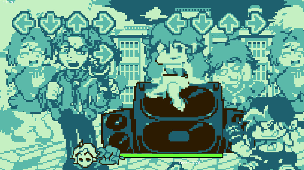 FNF week 6 Gameboy Mod for Friday Night Funkin' | FNF Mods