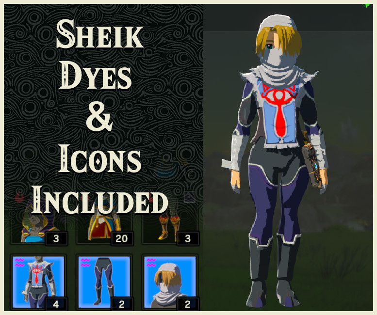 Zelda's Ballad - OoT and Sheik Sets Mod for The Legend of Zelda: Breath ...